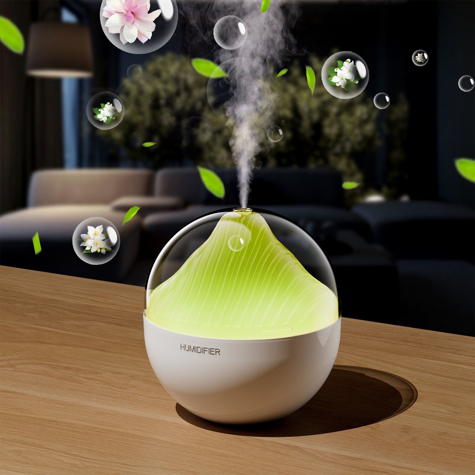Blukids Mini Humidifier, Cute Onion Shape Humidifier,400ML USB Personal ...