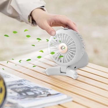 Blukids Fan with Water Mist Spray,Handheld Misting Fan,1200mAh small ...