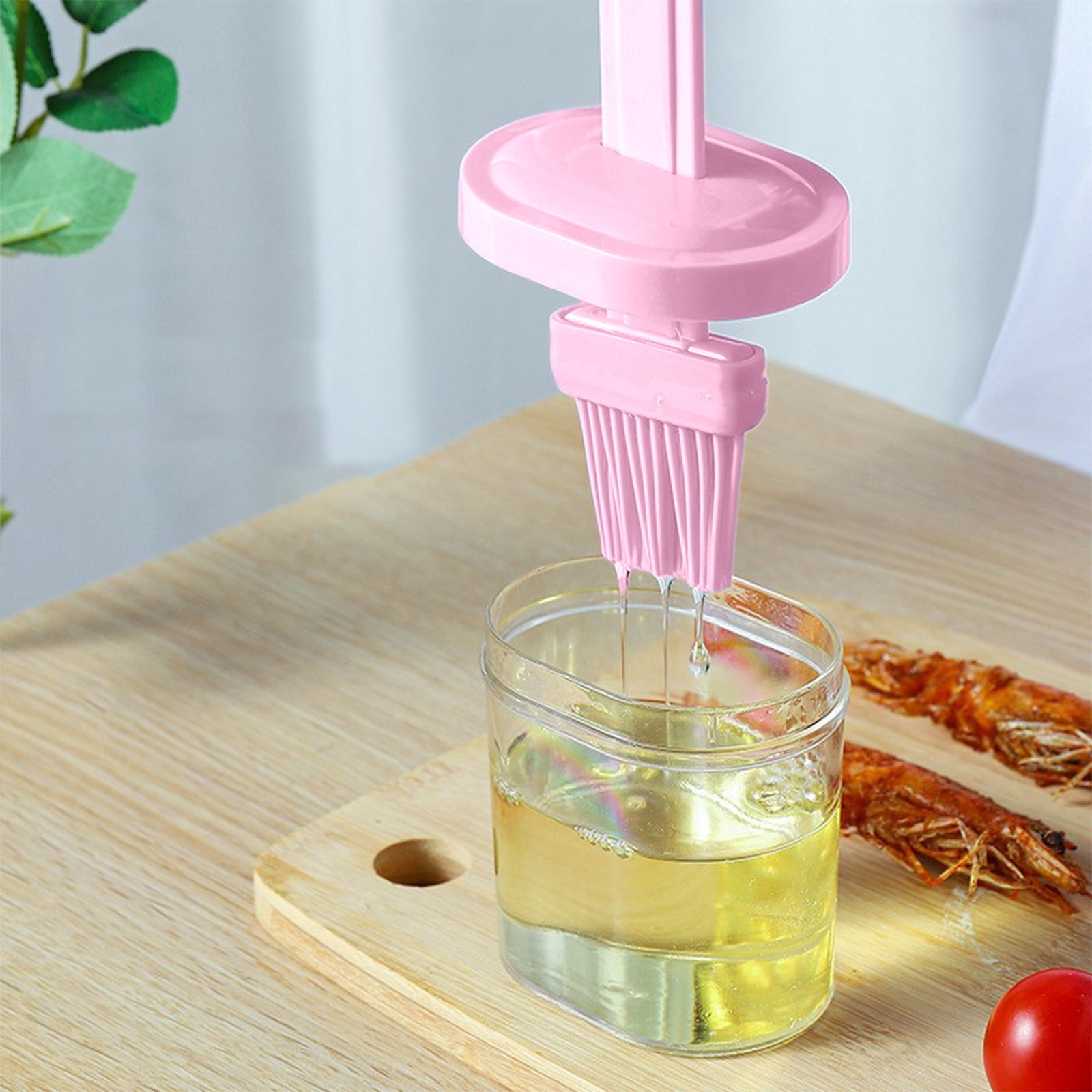 Blukids Oil Brush Dispenser, 2 in 1 Oil Dispenser with Brush, Dropper ...