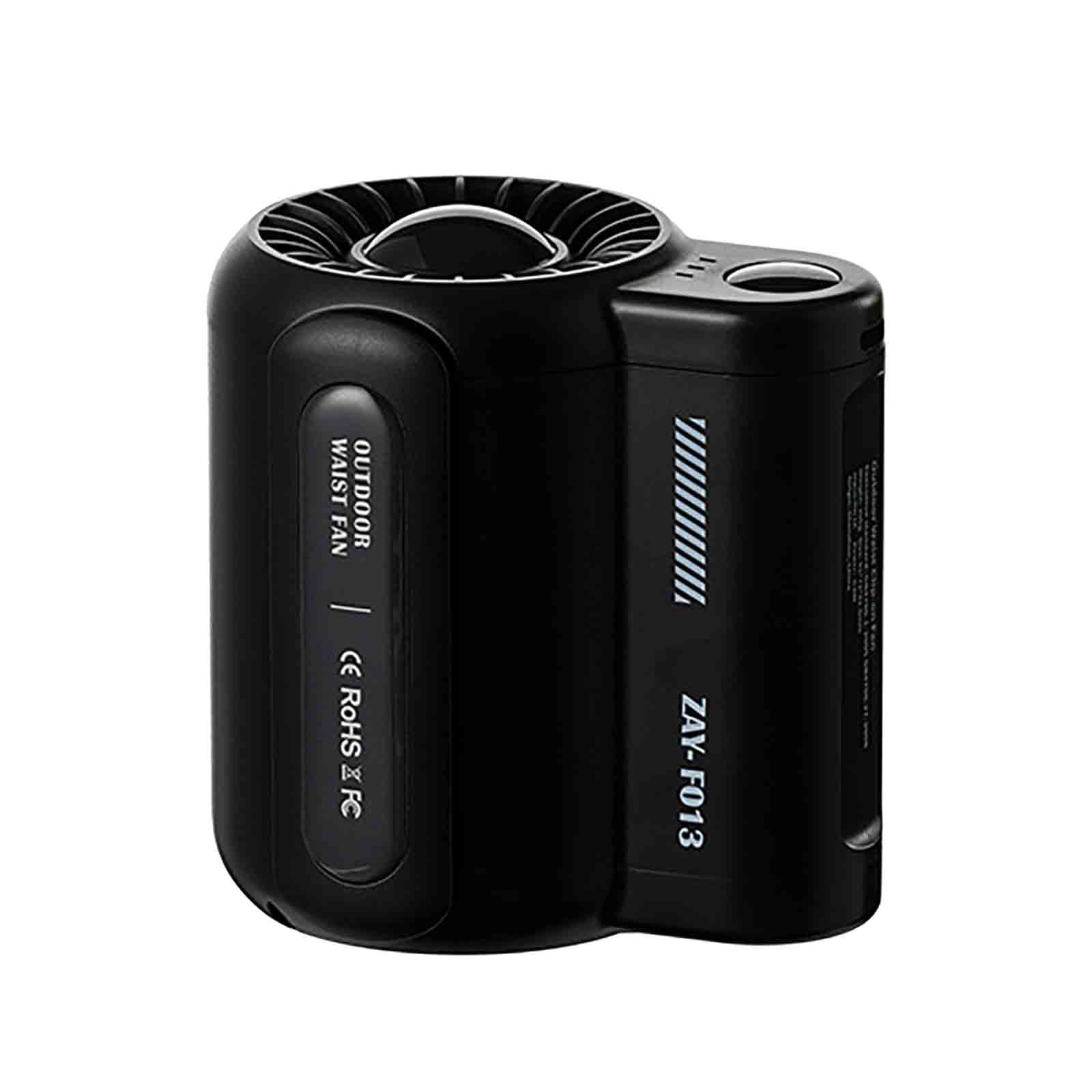 Blukids Portable Fan 4500mAh Rechargeable, Mini Waist Fan With Max 10H ...
