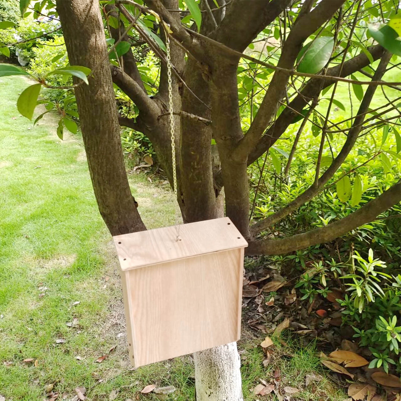 Blukids Small Bat House Kit for Outdoors 14.6"x6.7"x2.2" Shelter Box ...