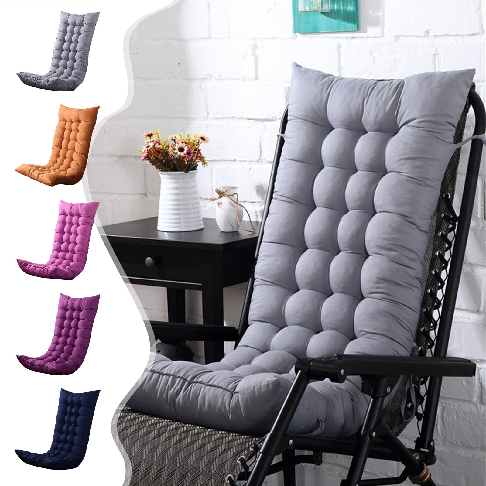 Blukids Super Soft Chaise Lounge Cushions Lounge Chair Cushion ...