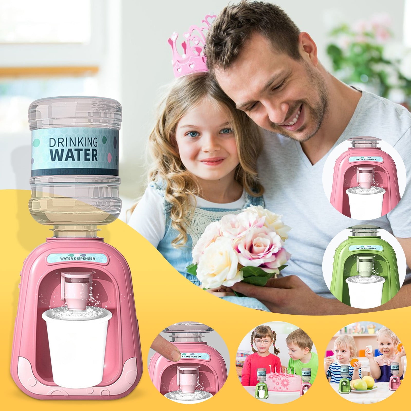Blukids Toy Clearacne! Mini Water Dispenser Toy for Kids Simulation ...