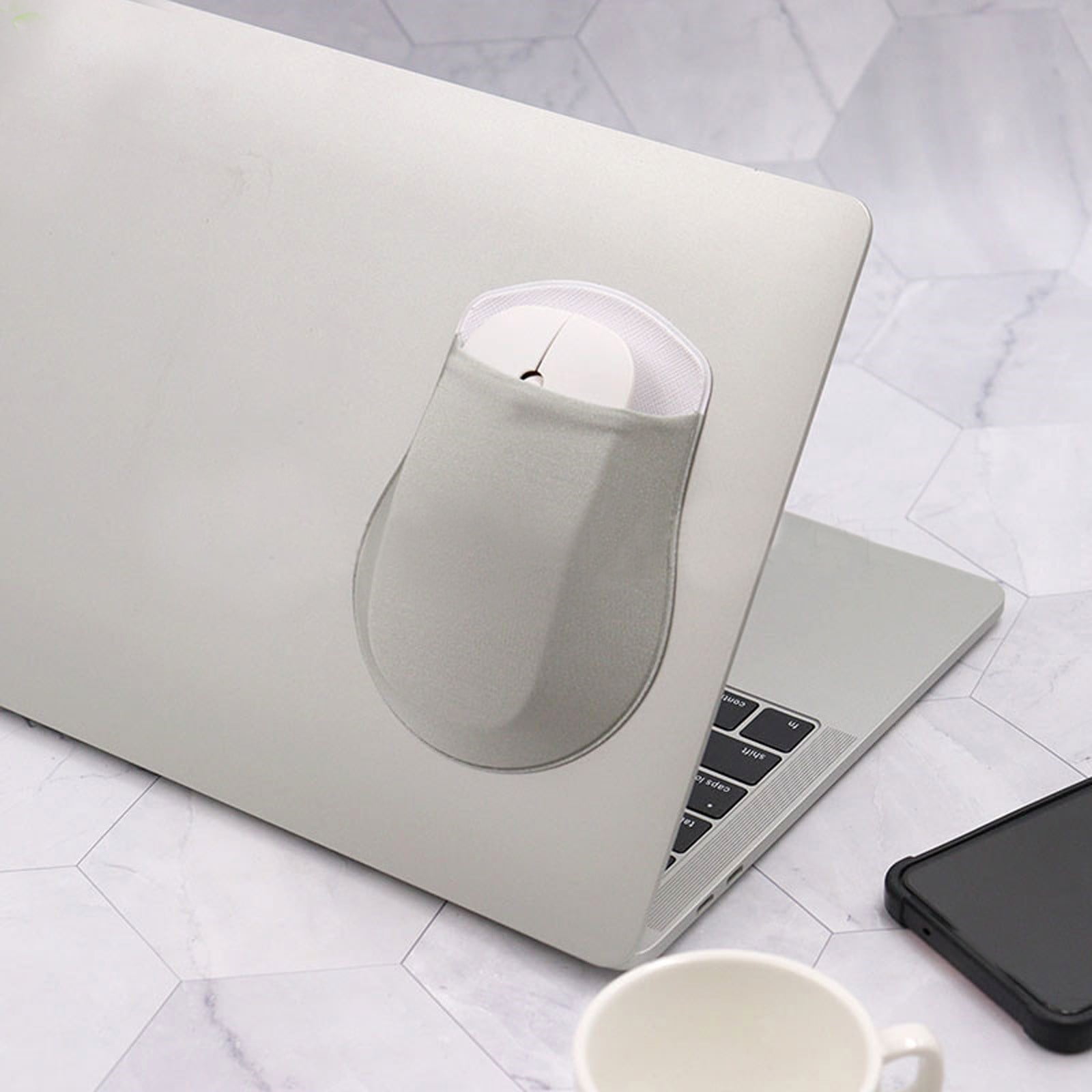 Blukids Universal Stick-On Mouse Pouch,Mouse Sleeve for Laptop,Reusable ...