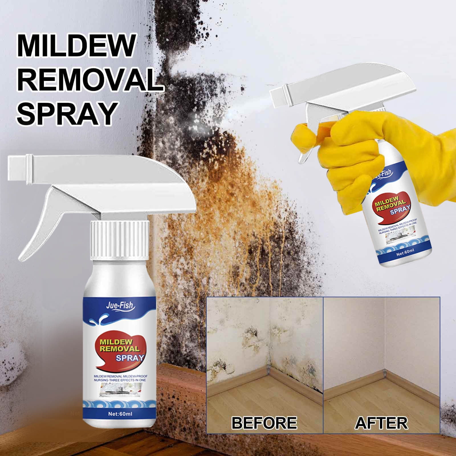 Blukids Wall Cleaner Spray,Wall Cleaner for Painted Walls and Practical ...