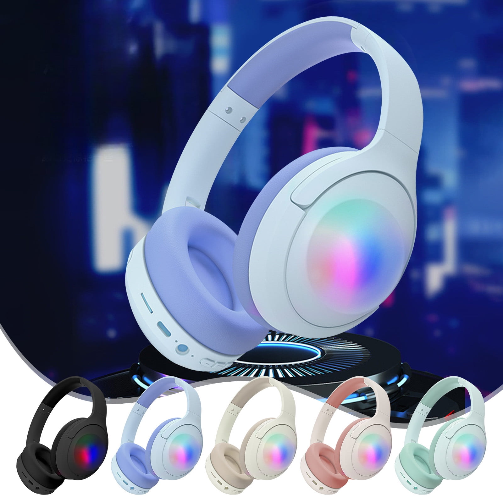Blukids Wireless Bluetooth Headphone, Noise Cancellation HiFi Stereo ...
