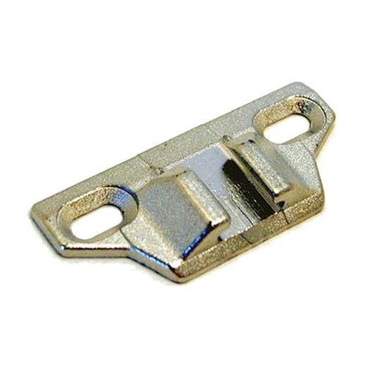 Blum 133.0240x10pc 133.0240 Face Mount Mounting Plate, Overlays Over 1 ...