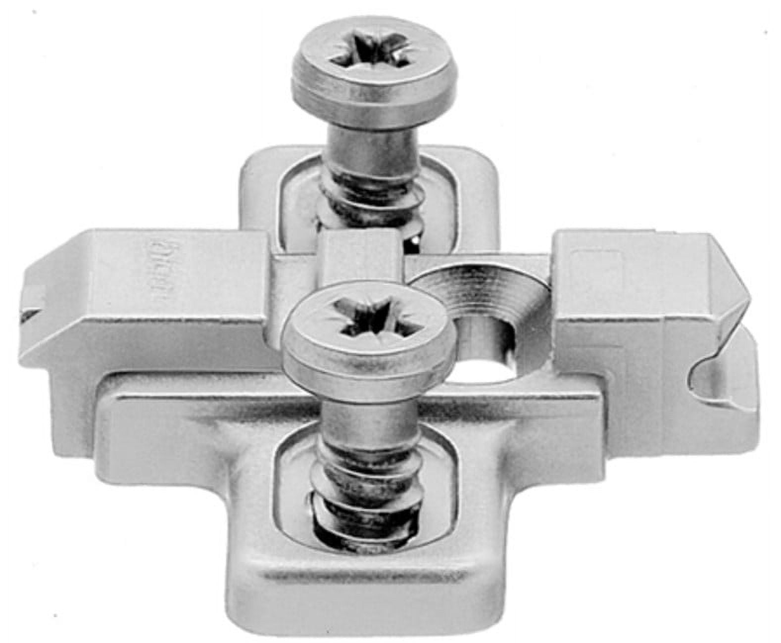 Blum 175L8100 Clip Top One Piece Wing Mounting Plate - Nickel - Walmart.com