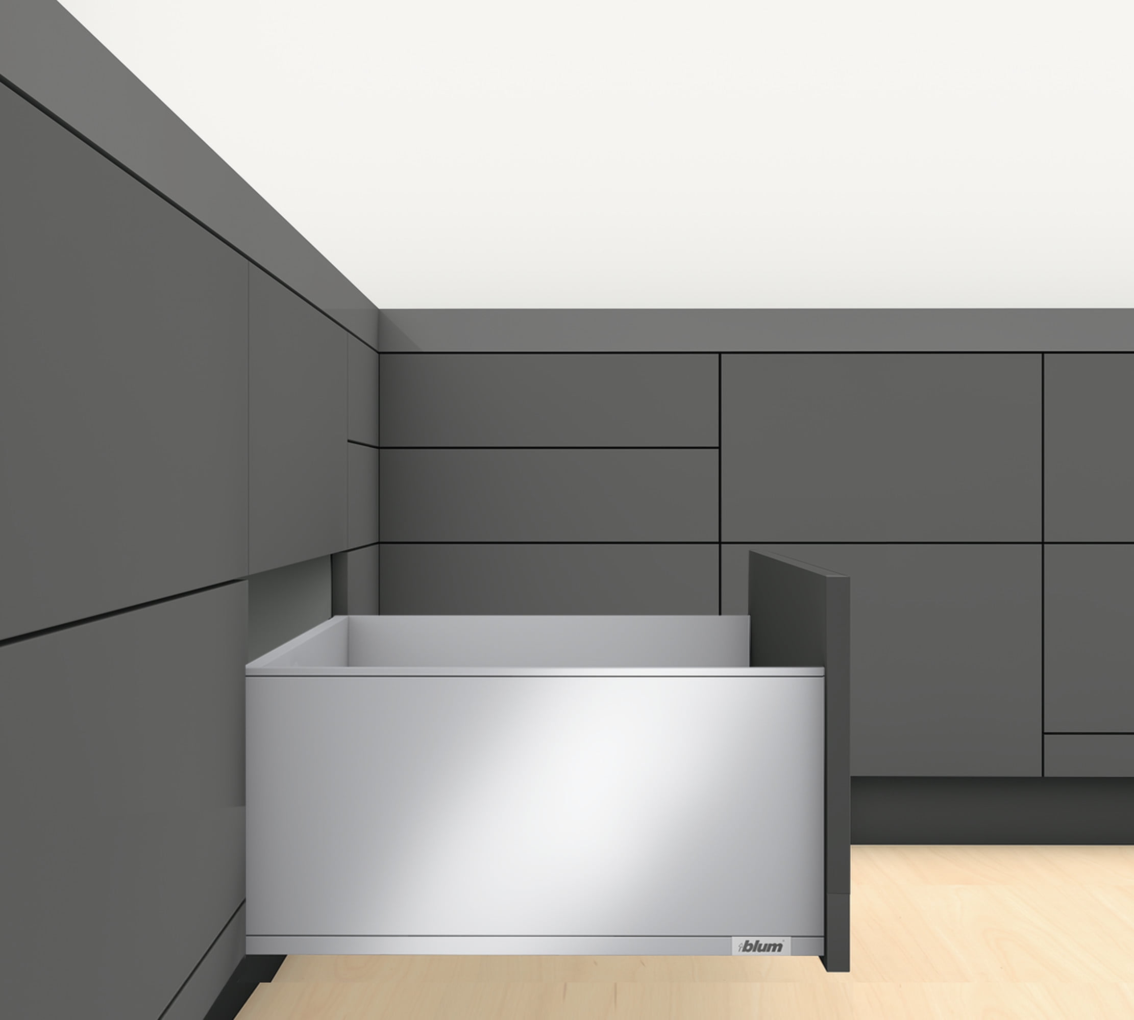 Blum 20" LEGRABOX F-Height Drawer Kit 170# Stainless Steel 773F50S0I ...