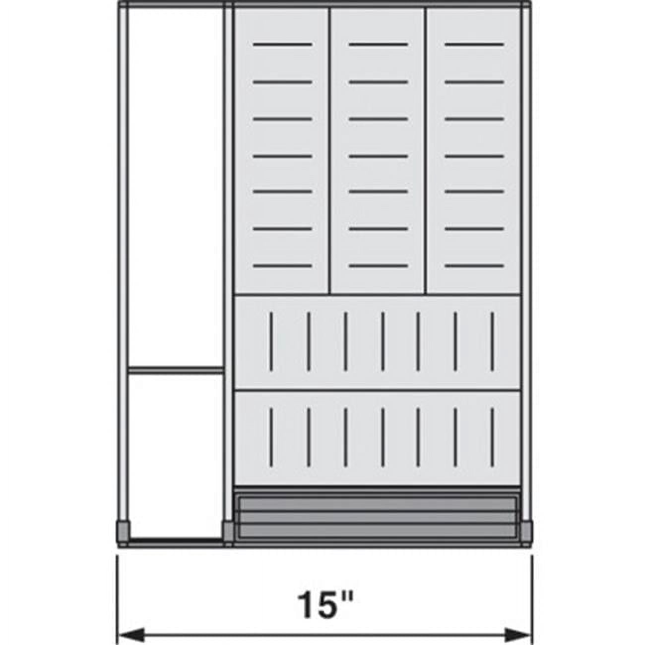 Blum Bzhi.533Ki4A 15 In. Orga Line For Wood Drawers - Stainless Steel ...