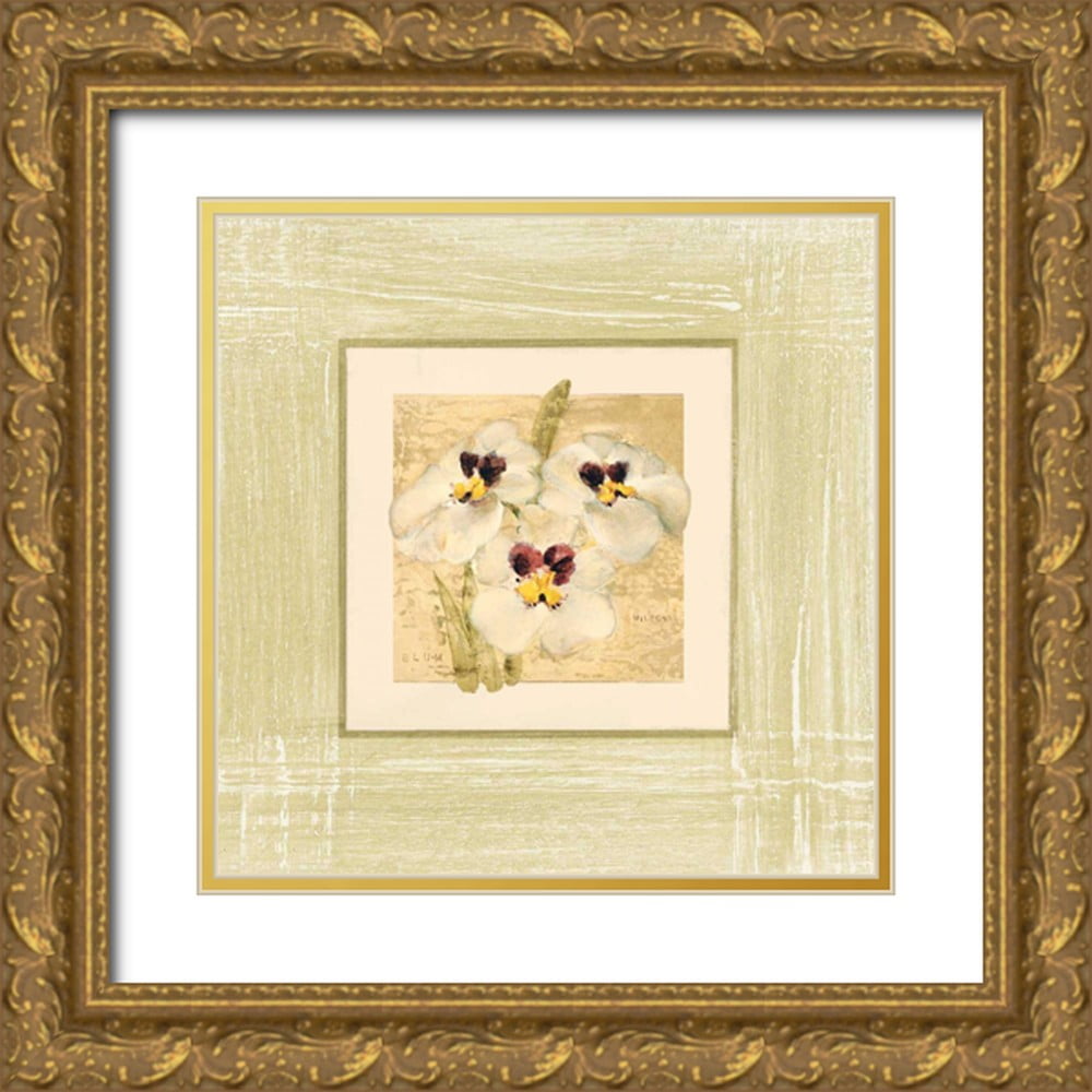 Blum, Cheri 20x20 Gold Ornate Wood Framed with Double Matting Museum ...