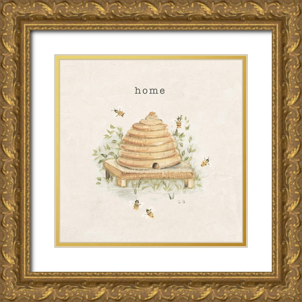 Blum, Cheri 20x20 Gold Ornate Wood Framed with Double Matting Museum ...