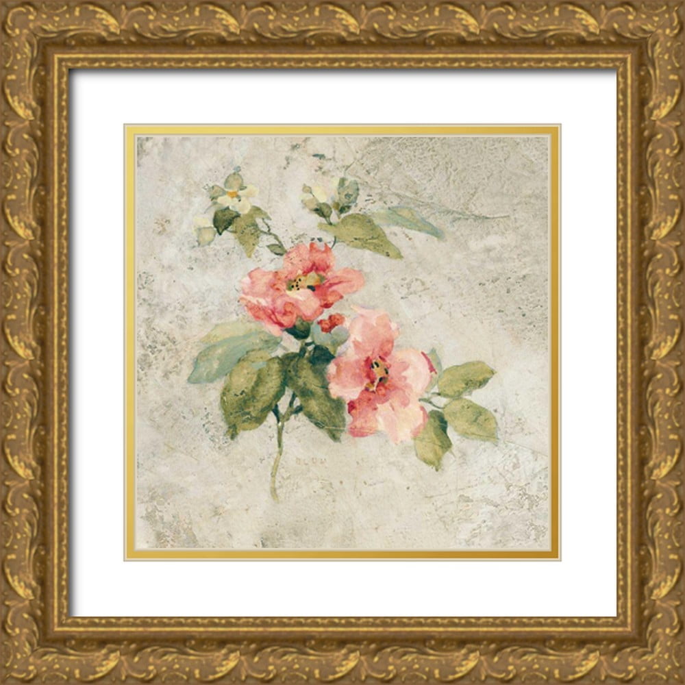 Blum, Cheri 20x20 Gold Ornate Wood Framed with Double Matting Museum ...