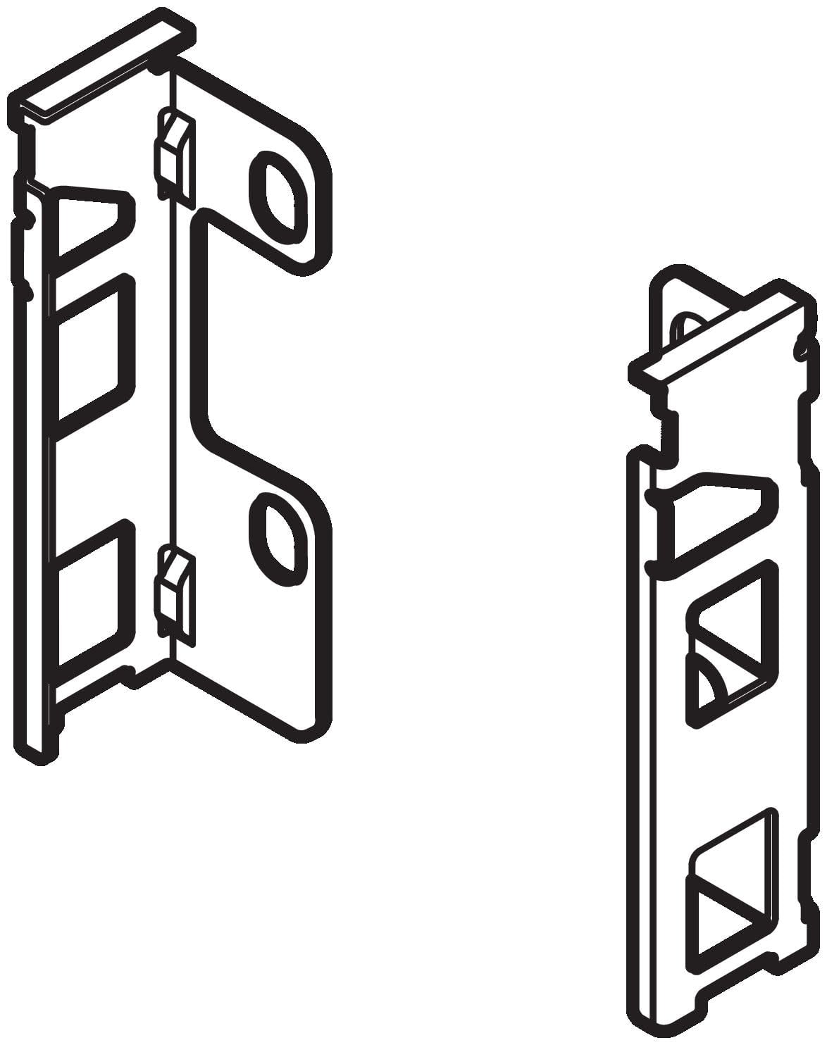 Blum Zb7m000s Legrabox M Rear Fixing Bracket - Walmart.com