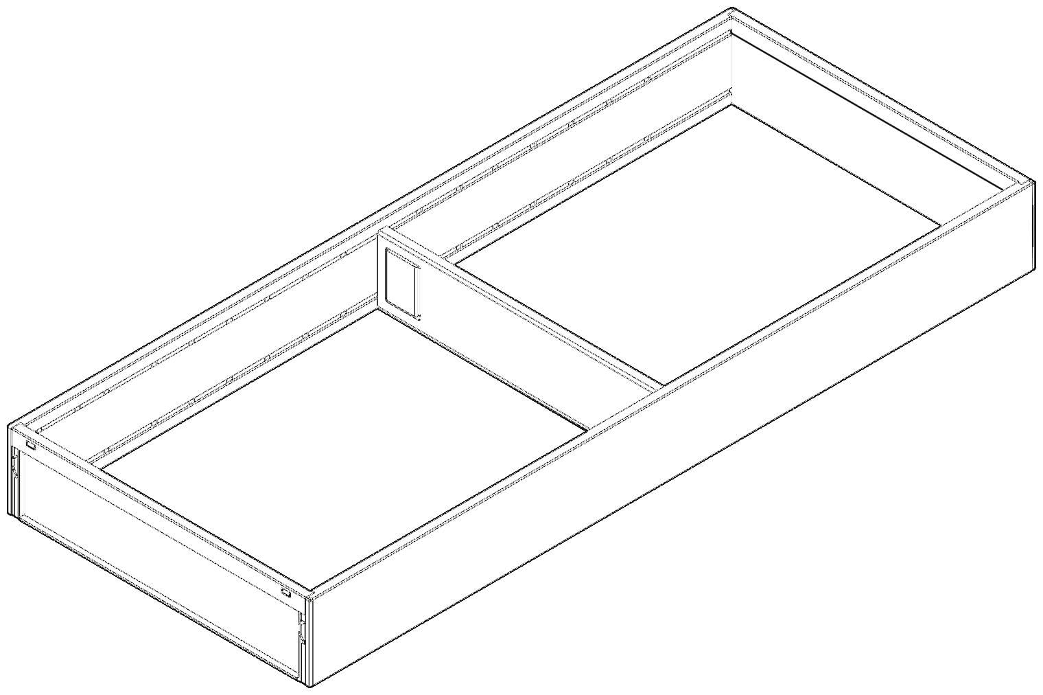 Blum Zc7s500rs2 Ambia-Line 20" Wide Utensil Insert - Grey - Walmart.com