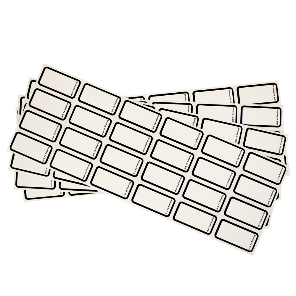 Blumberg Exhibit Labels and Stickers; 1-1/2" x 3/4"; 96 Labels per ...