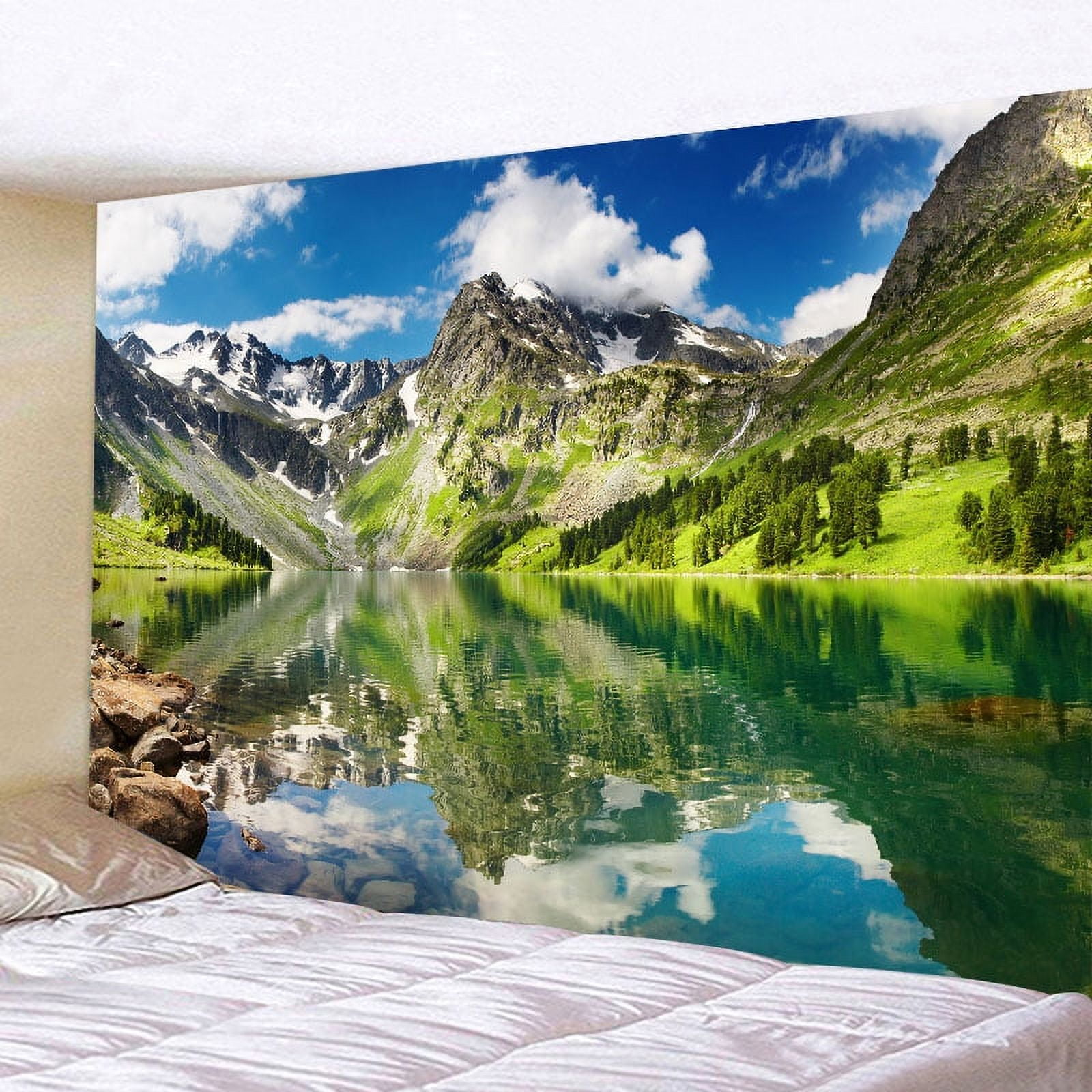 Blume Landschaft Wandteppich Sunset Berg Natur Landschaft Garten Poster ...