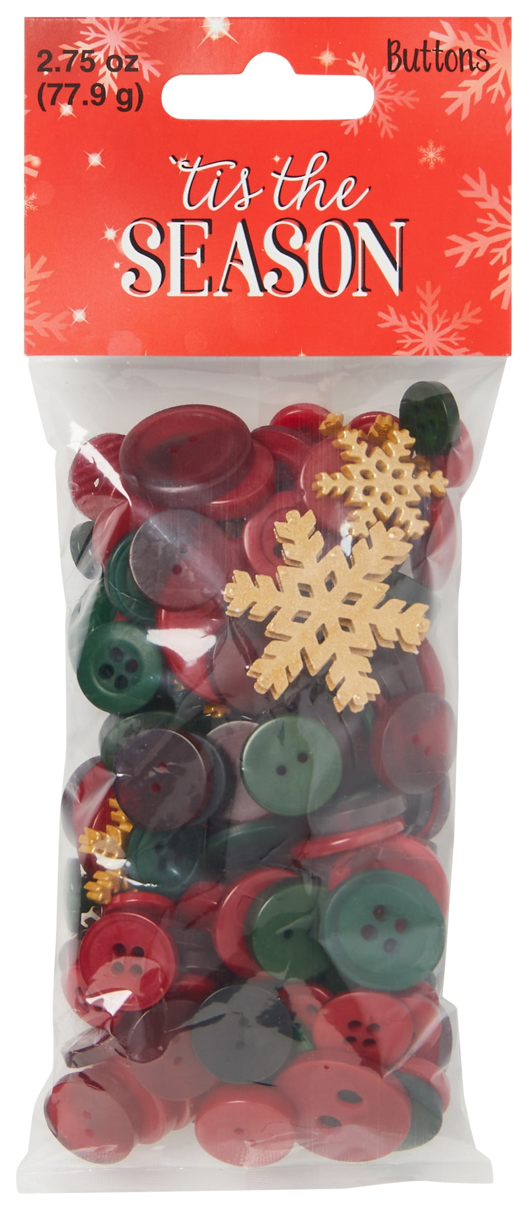 Favorite Findings Gold Snowflake Mix - Walmart.com