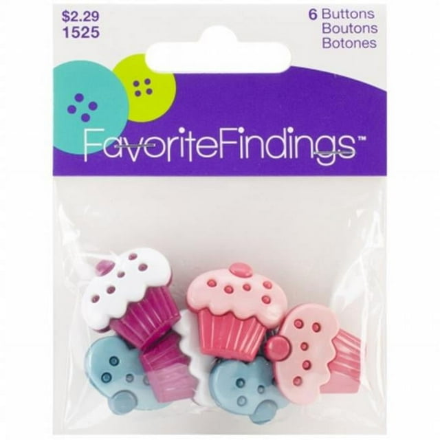 Blumenthal Lansing 5500A-1525 Favorite Findings Buttons-Cupcake Party ...
