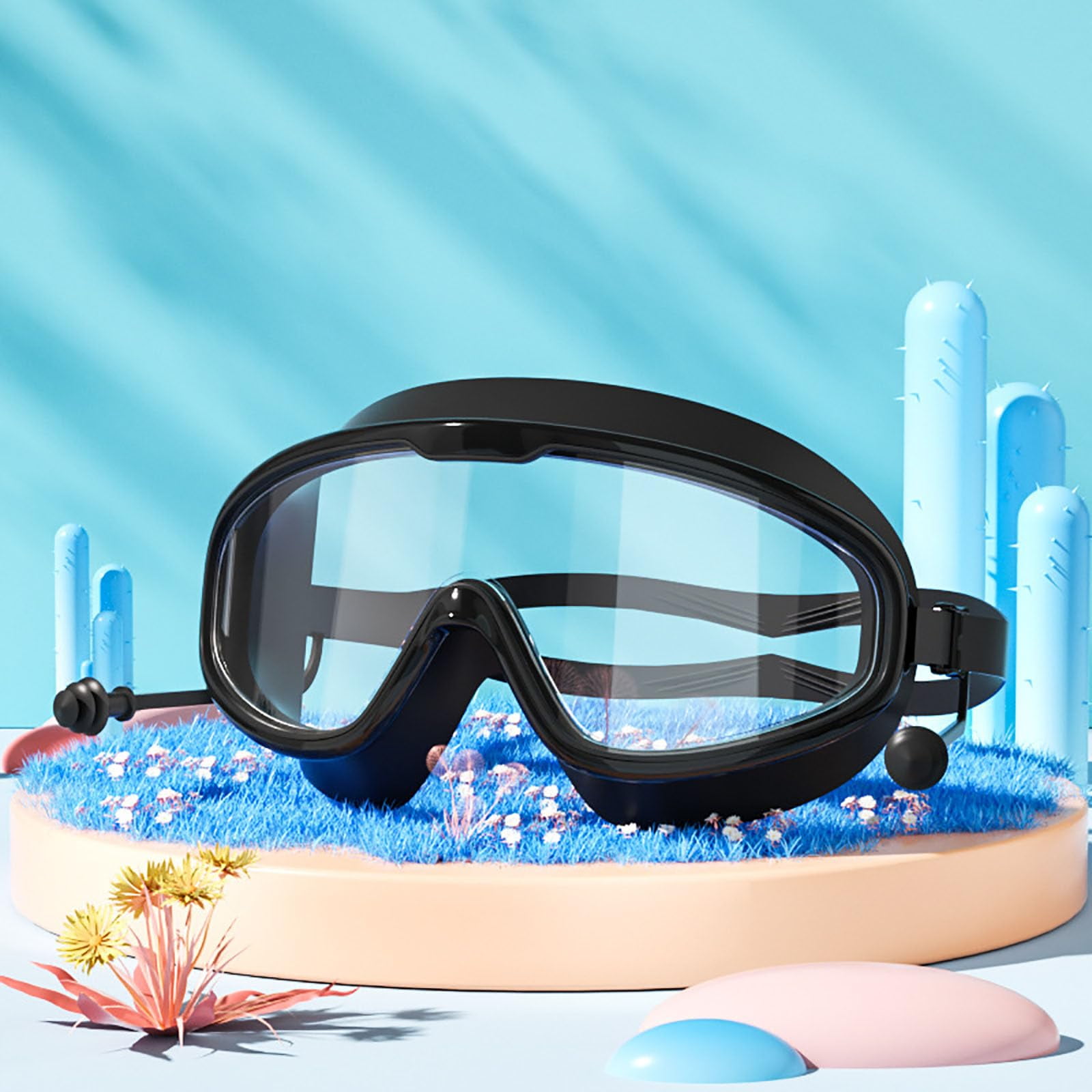 Blumi Baby Goggles, Blumi Baby SplashyEyes Goggles, HD Wide Lens Large ...
