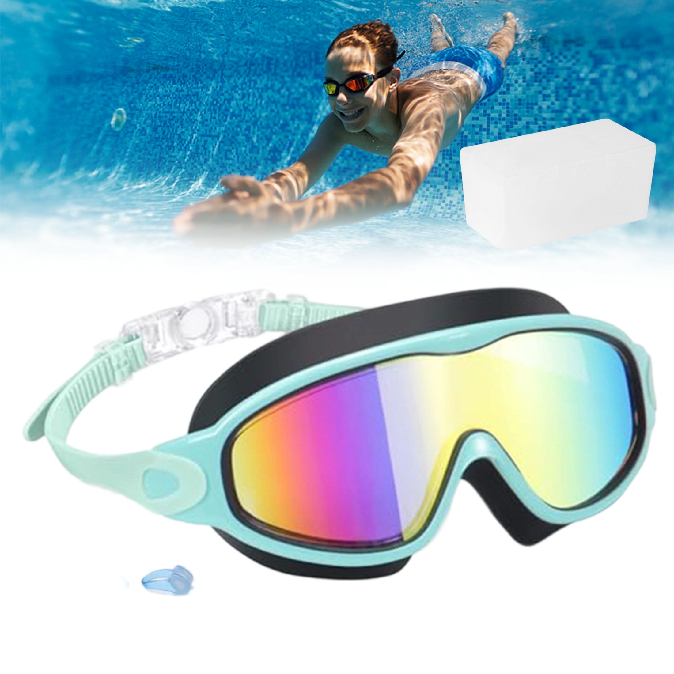 Blumi Baby Goggles - Soft Silicone Seal with Anti-Fog & UV Protection ...