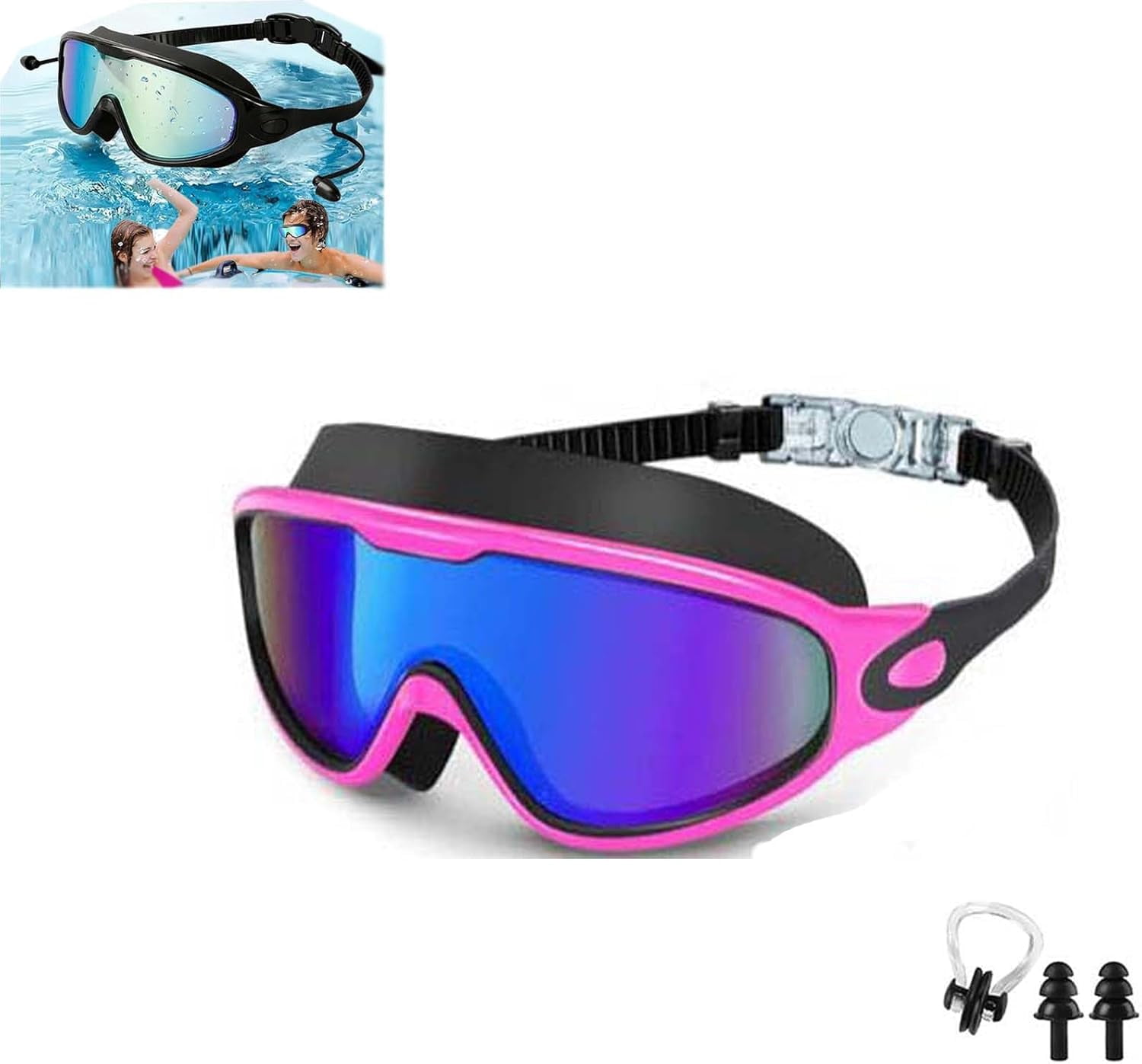 Blumi Baby Swim Goggles with HD Anti-Fog UV Protection & Leak-Resistant ...