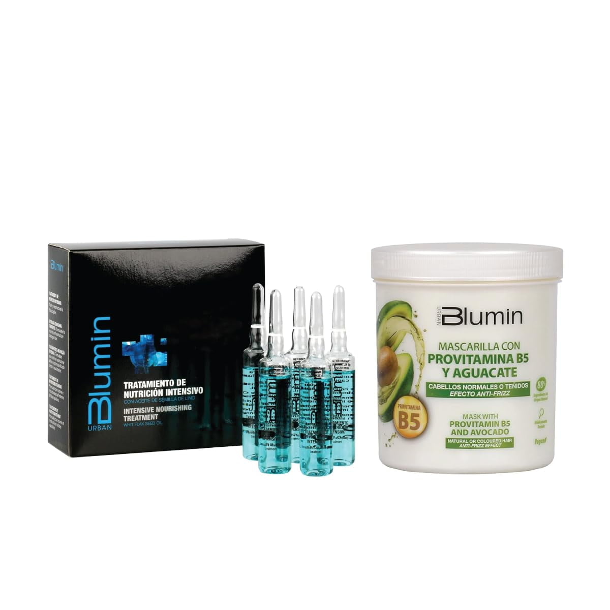 Blumin Kit - Intense Nourishing Treatment 10x15ml + Blumin Hair Mask ...