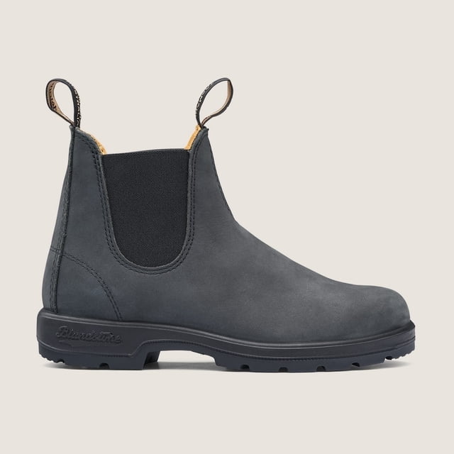 Blundstone Classic Chelsea Boots Rustic Black Leather Unisex 587 ...