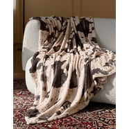 Home Pink Snowflake Fleece Blanket - 50x60 Cozy Sherpa Throw - Walmart.com