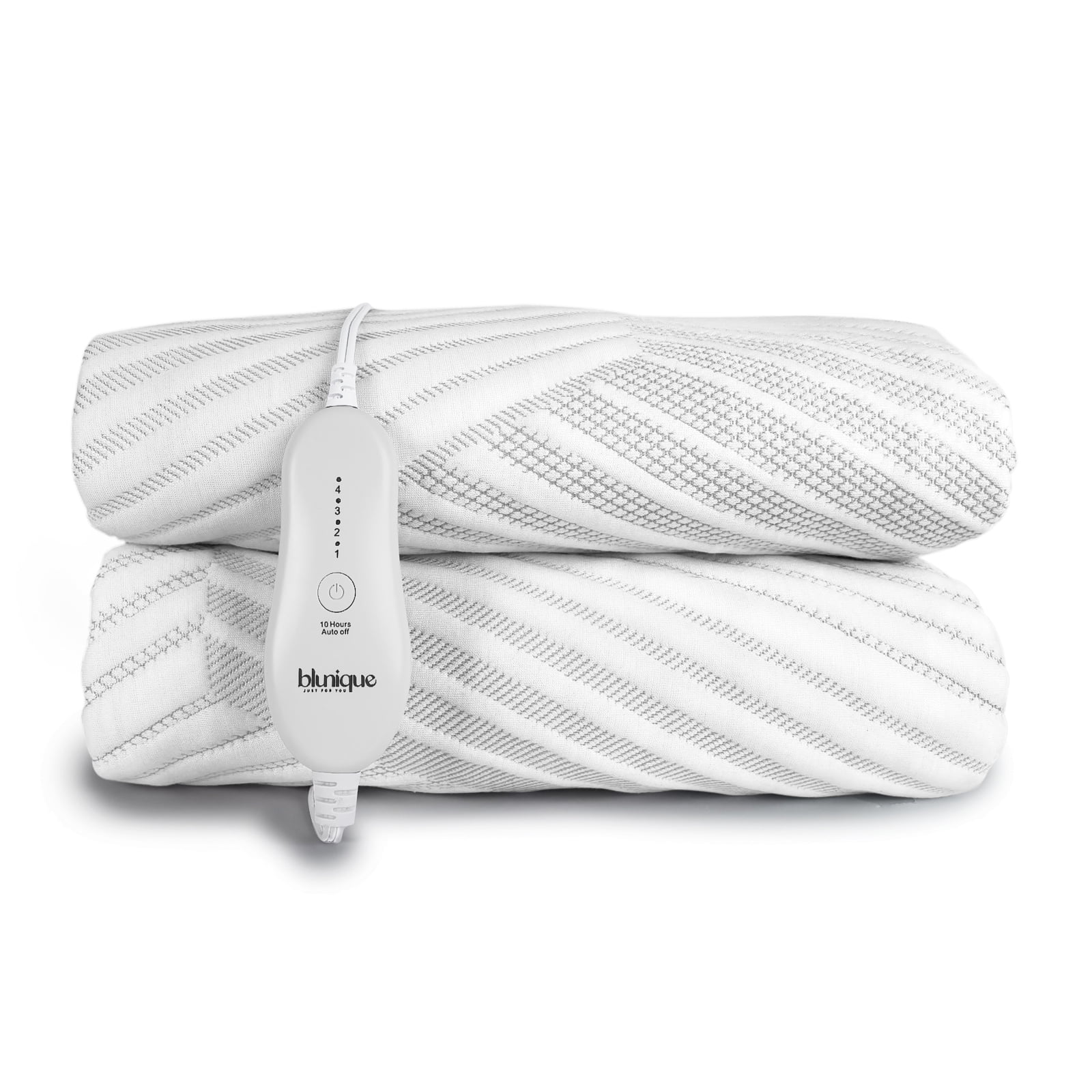 Blunique Heated Mattress Pad Full Size Electric Blankets Bed Heater ...