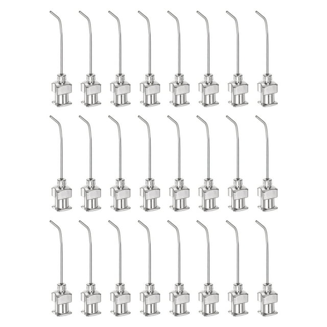 Blunt Tip Dispensing Needle 20 Gauge 1 Inch 45 Degrees Bent Flow ...