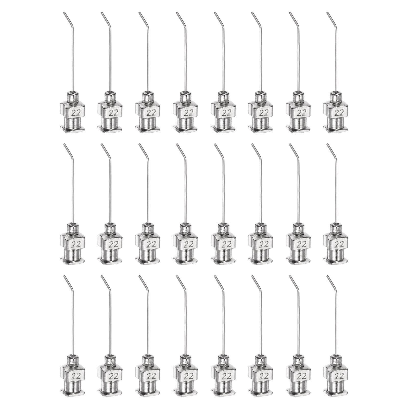 Blunt Tip Dispensing Needle 22 Gauge 1 Inch 45 Degrees Bent Flow ...