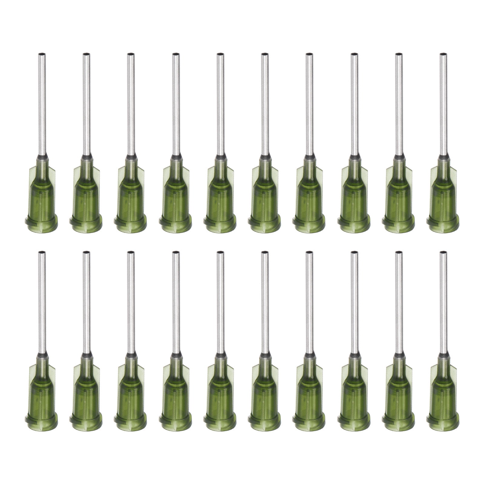 Blunt Tip Dispensing Needle for Liquid Glue Gun, 14G 1", 40 Packs Olive ...