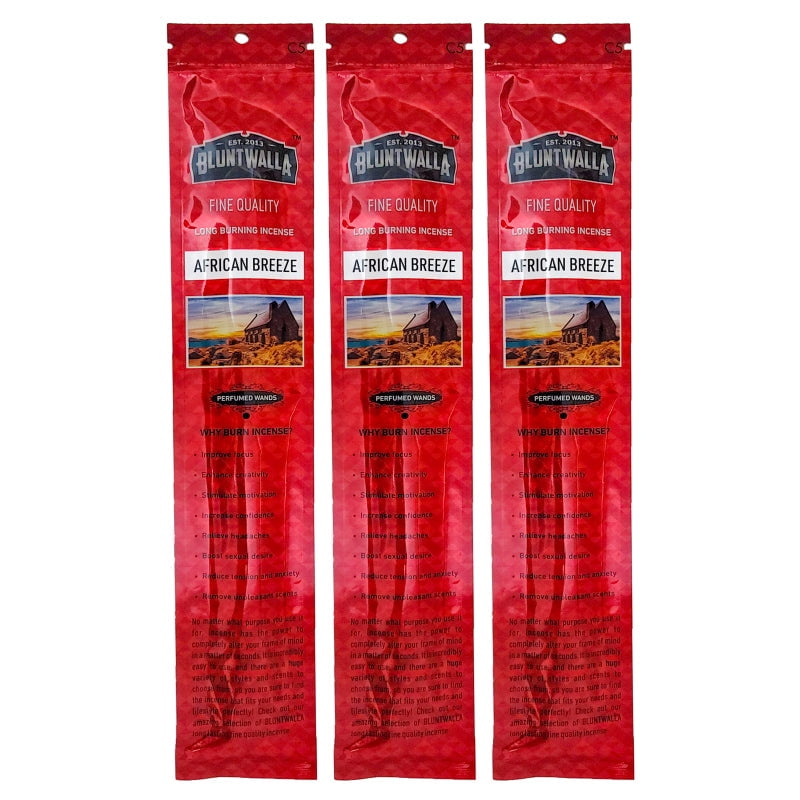 Bluntwalla 11" Fine Quality Long Burning Incense 3-Pack (10-Sticks Per ...