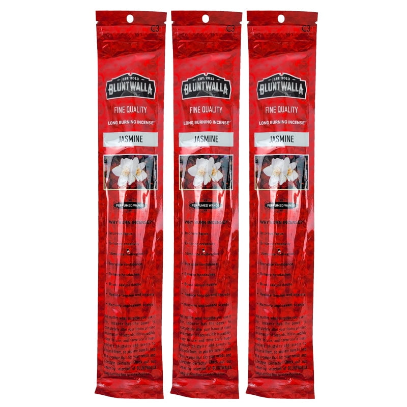 Bluntwalla 11" Fine Quality Long Burning Incense 3-Pack (10-Sticks Per ...