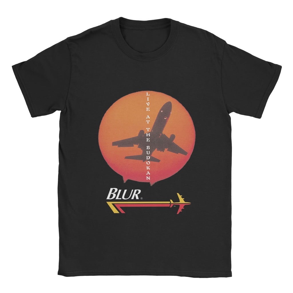 Blur Band Live At The Budokan Cotton Black T Shirt For Men Full Size ...