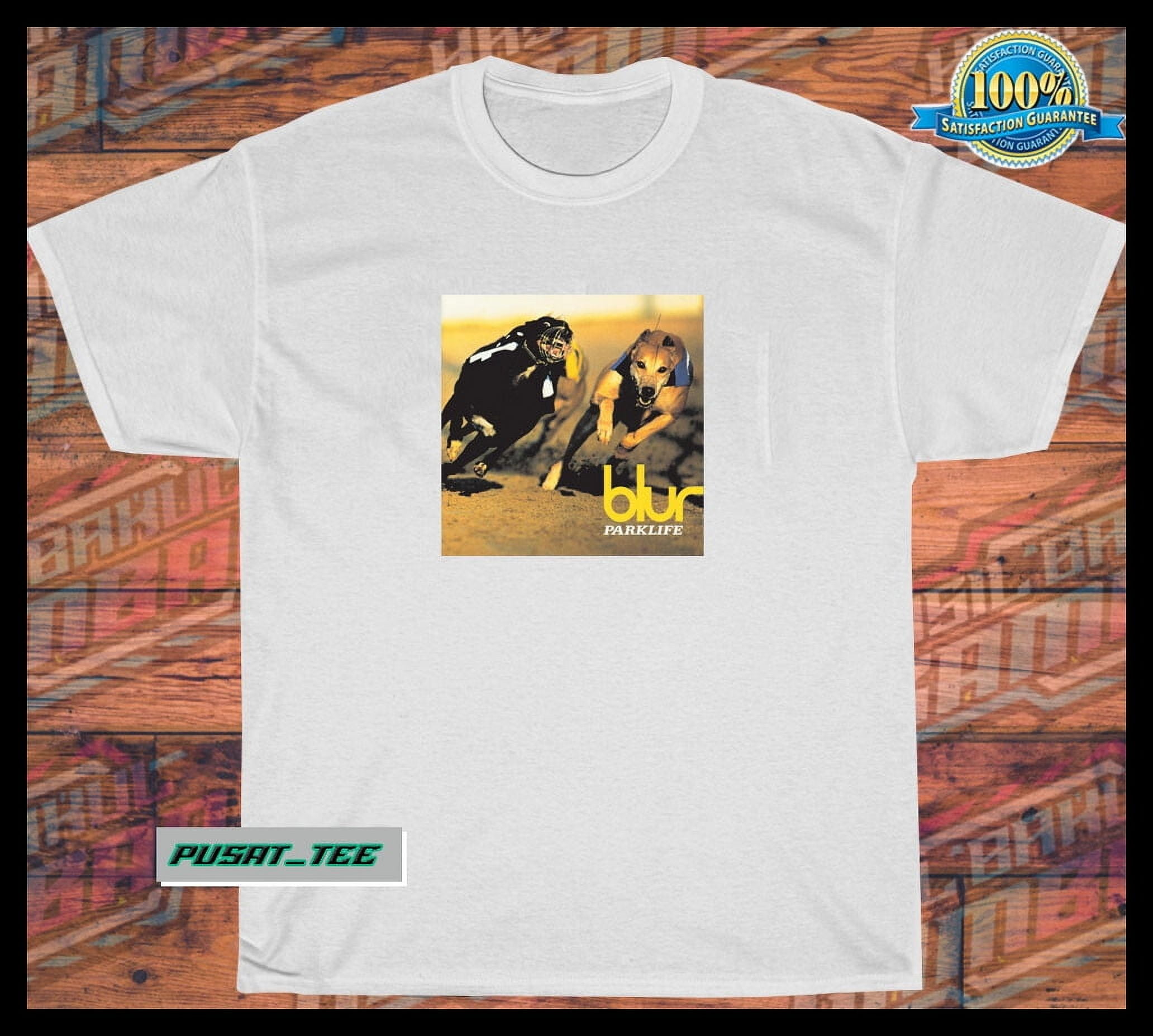 Blur Rock Band Legend Parklife Logo american funny men's T-Shirt Size S ...