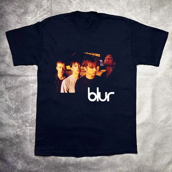 Blur band Gift For Fan Black Unisex Cotton T-Shirt All Size - Walmart.com