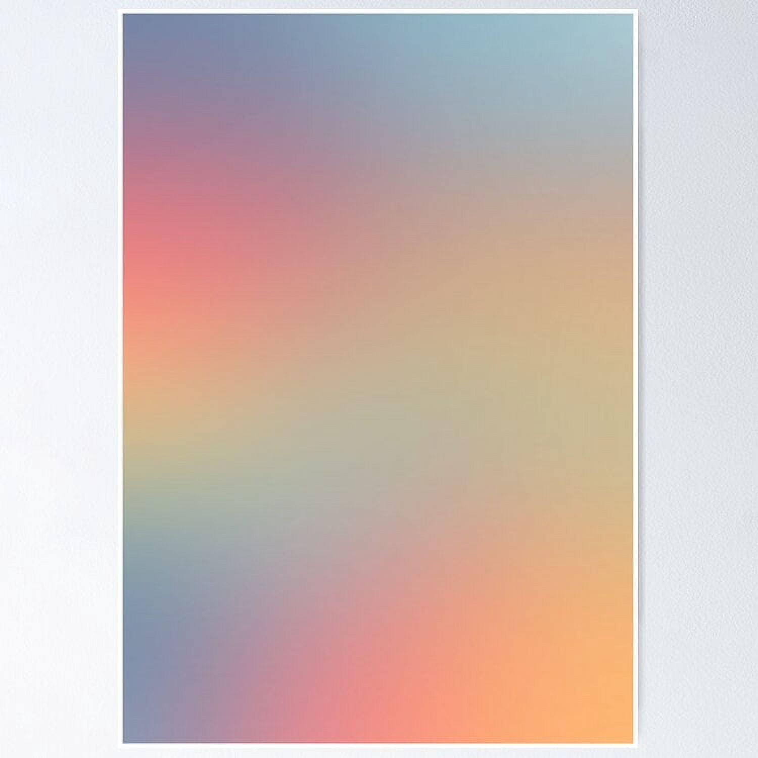 Blur stripes chromatic rainbow gradient UNFRAMED Poster, 8x12 - Walmart.com