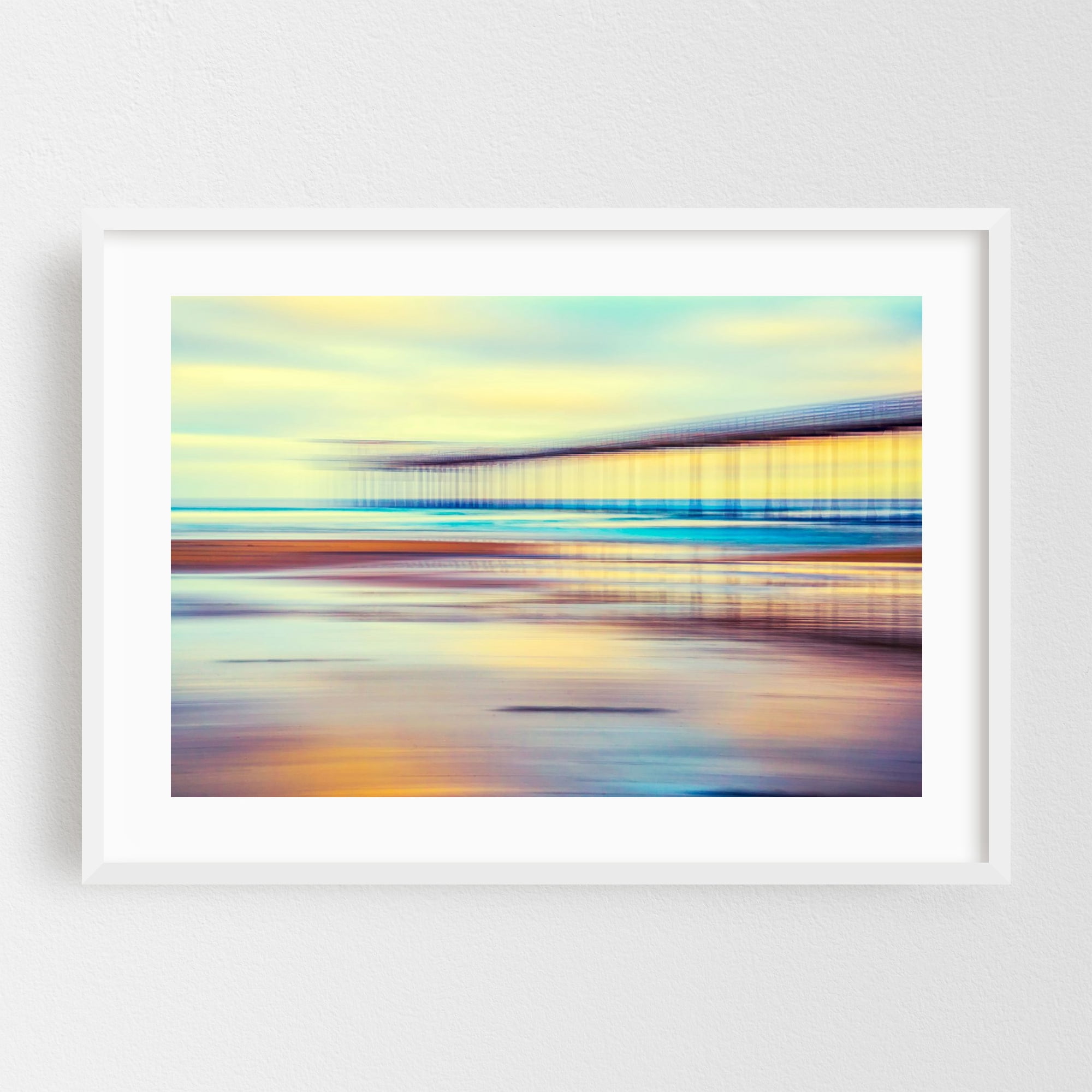 Blurred Horizon - San Diego California Photography Abstract Beach ...