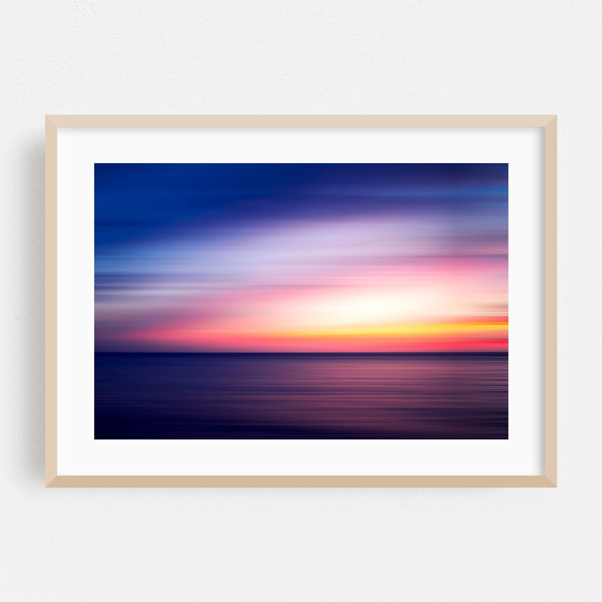 Blurred Horizon - Sunset Dreams - Photography Abstract Sunset Ocean ...
