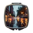 Blurred Lights City Wet Street Travel Makeup Handbag Purse Small Pocket ...