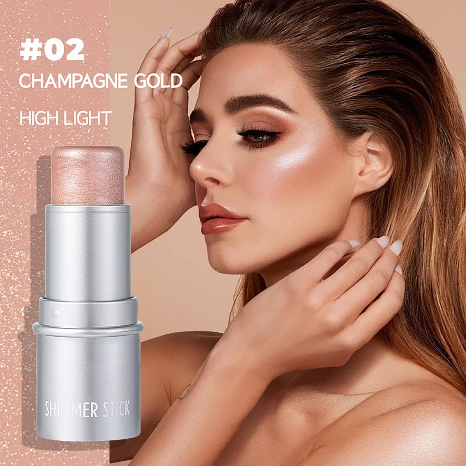 Blush 6 Color Highlighter and Contouring Sticks Brightening Shadow ...