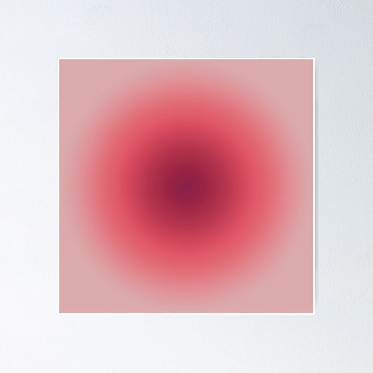 Blush Aura Gradient UNFRAMED Poster, 24x36 - Walmart.com