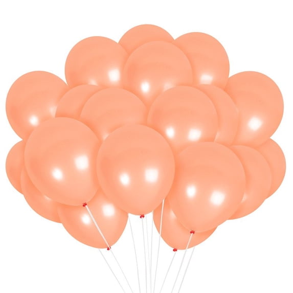 Blush Balloons - 12 Inch Latex Balloons - 12 Pack - Walmart.com