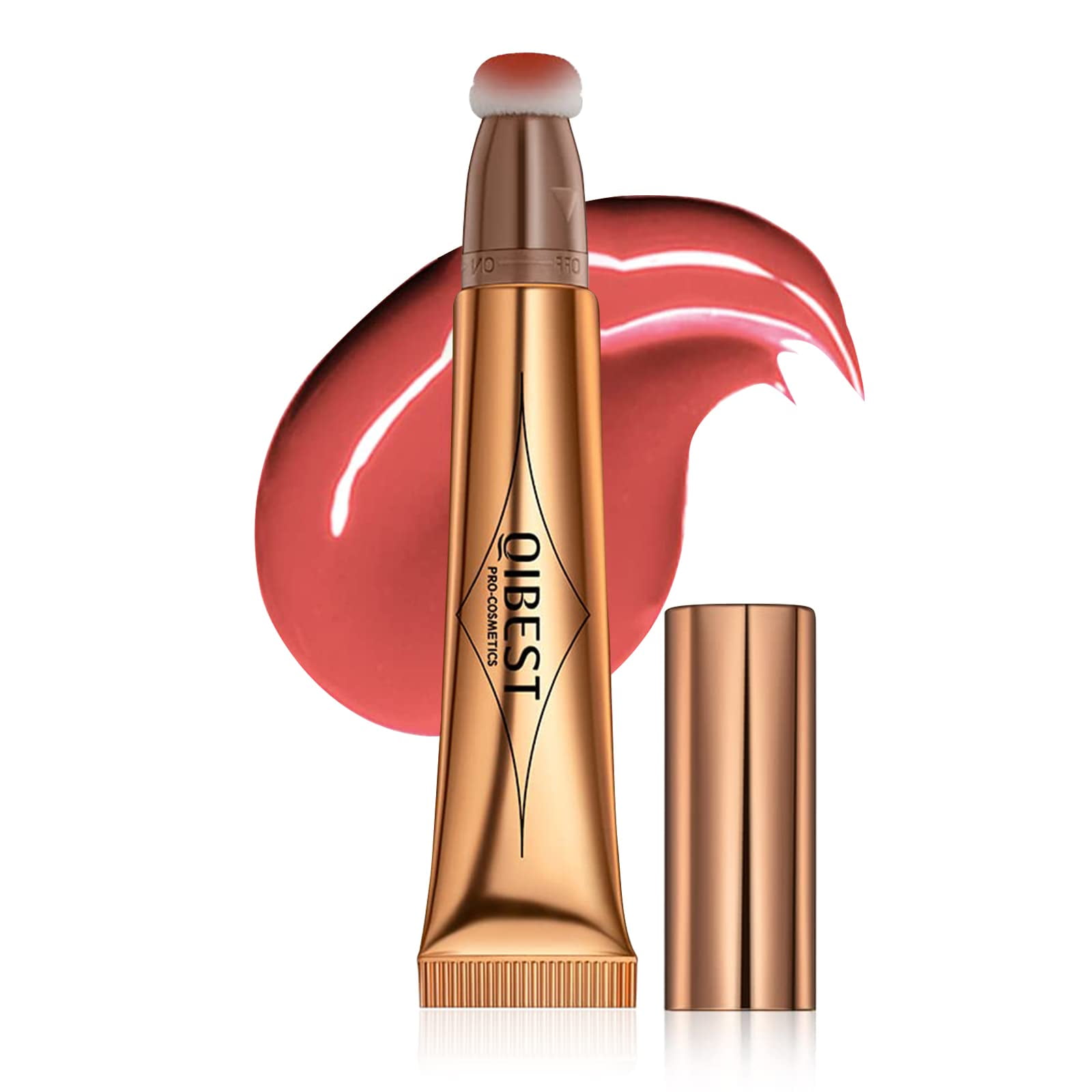 Blush Beauty Wand, Matte RRF12 Face Blush with Cushion Applicator, Natural Silky Smooth Creamy ...