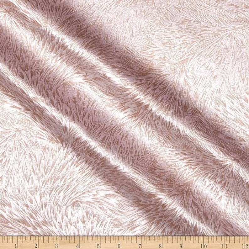 Blush Brocade Huntsville Velvet Fabric Cut by The Yard, 72 Inch. in ...