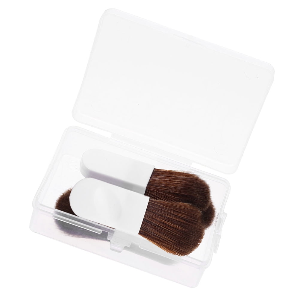 Blush Brush Applicator Bronzer Powder Blusher White Plastic Handle Pvc ...