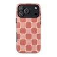 Blush Check Pink Checker Case for iPhone 11 12 13 14 15 16 17 Pro Max ...