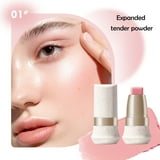 Blush for Cheeks,Blush Stick for Cheeks,2-in-1 Blusher Stick With ...
